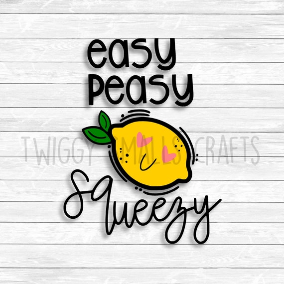 Easy Peasy Lemon Squeezy Summer Cute Lemonade Hand | Etsy