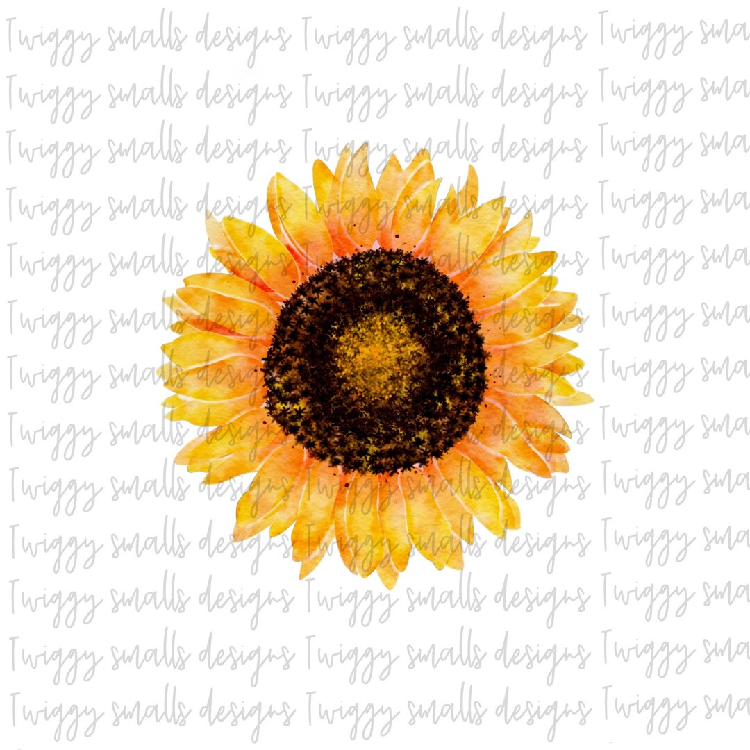 Sunflower, Digital Design, Sublimation Download, Iron on Transfer ...