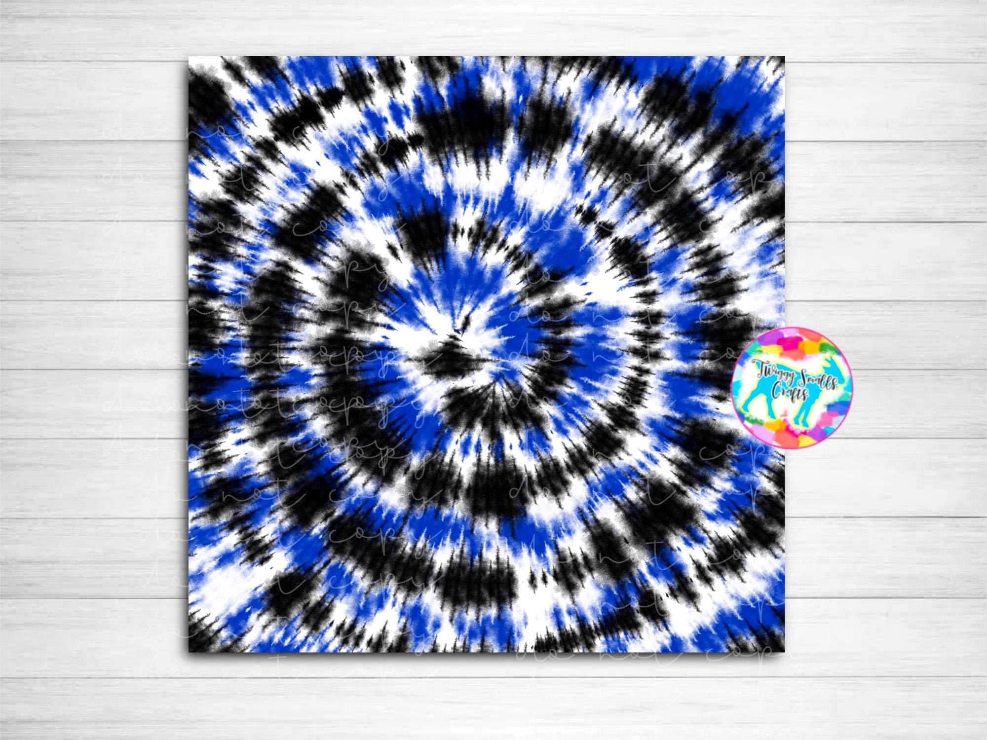 Tie Dye Sublimation Design Download Black Royal Digital - Etsy