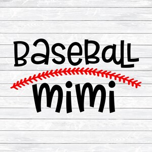 Baseball Svg, Baseball Mimi, Baseball Grandma, DXF, PNG, SVG, Files For ...