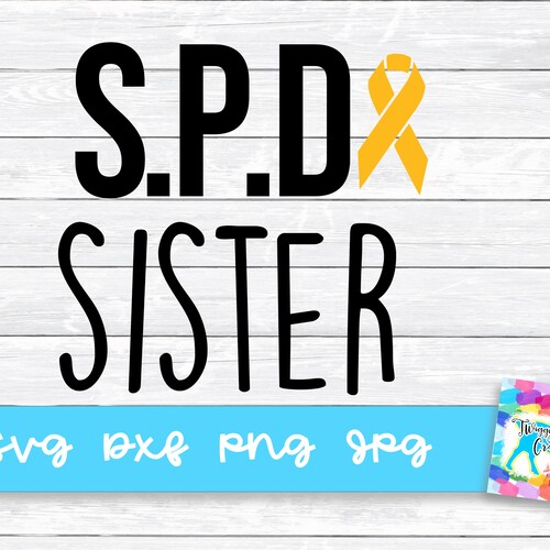 SPD Awareness Svg Sensory Processing Disorder Dxf Png - Etsy