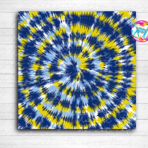 Navy, Blue, Yellow Tie Dye, Sublimation Elements, Sublimation ...
