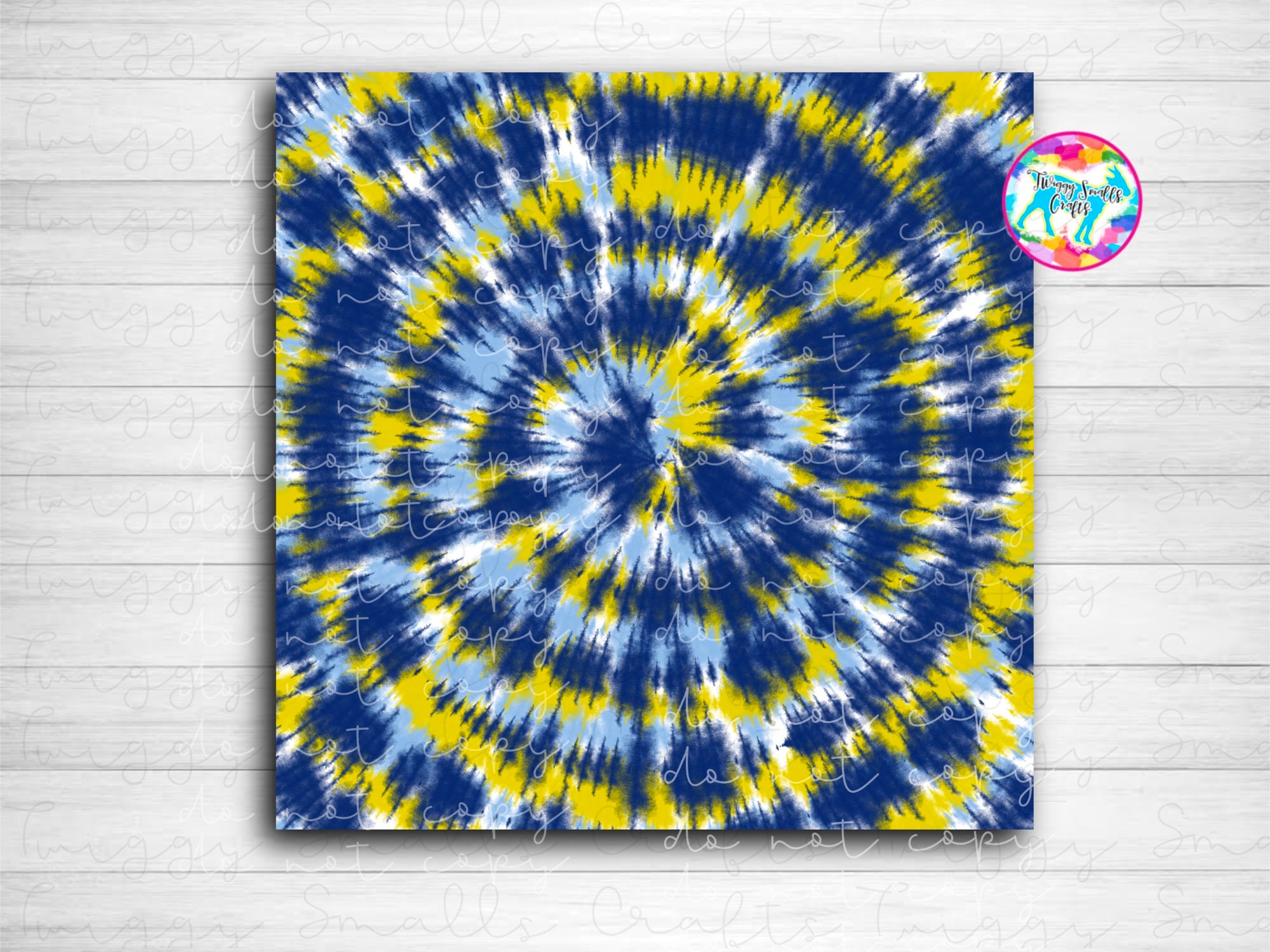 Navy, Blue, Yellow Tie Dye, Sublimation Elements, Sublimation ...