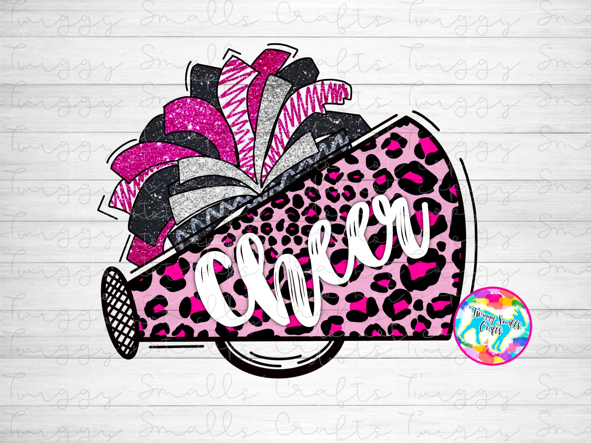 Pink Cheerleading Megaphone