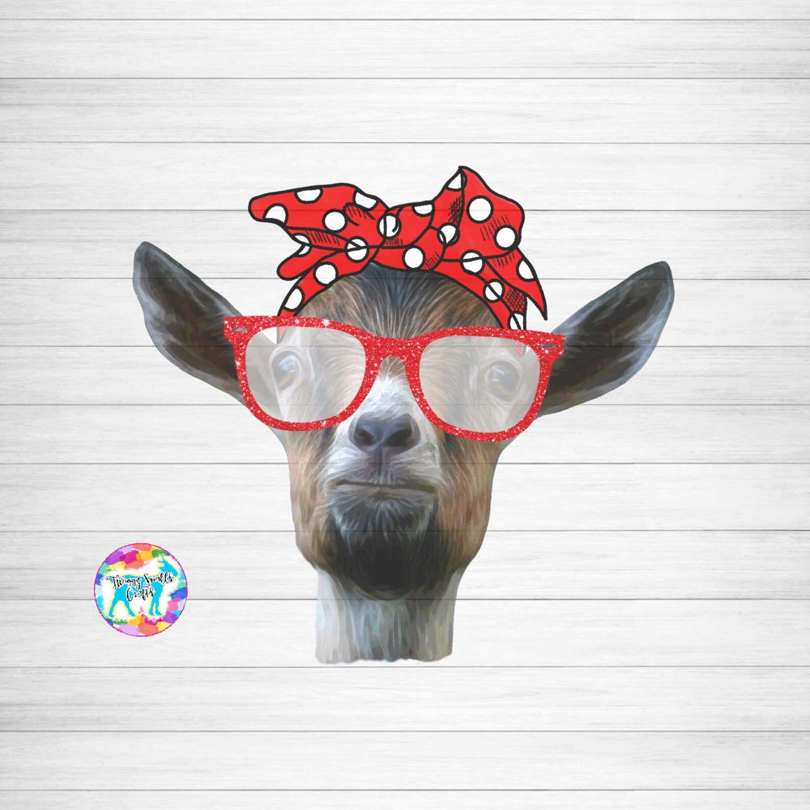 Goat, Sublimation, Design Downloads, PNG, Graphics, Bandana, Printables ...