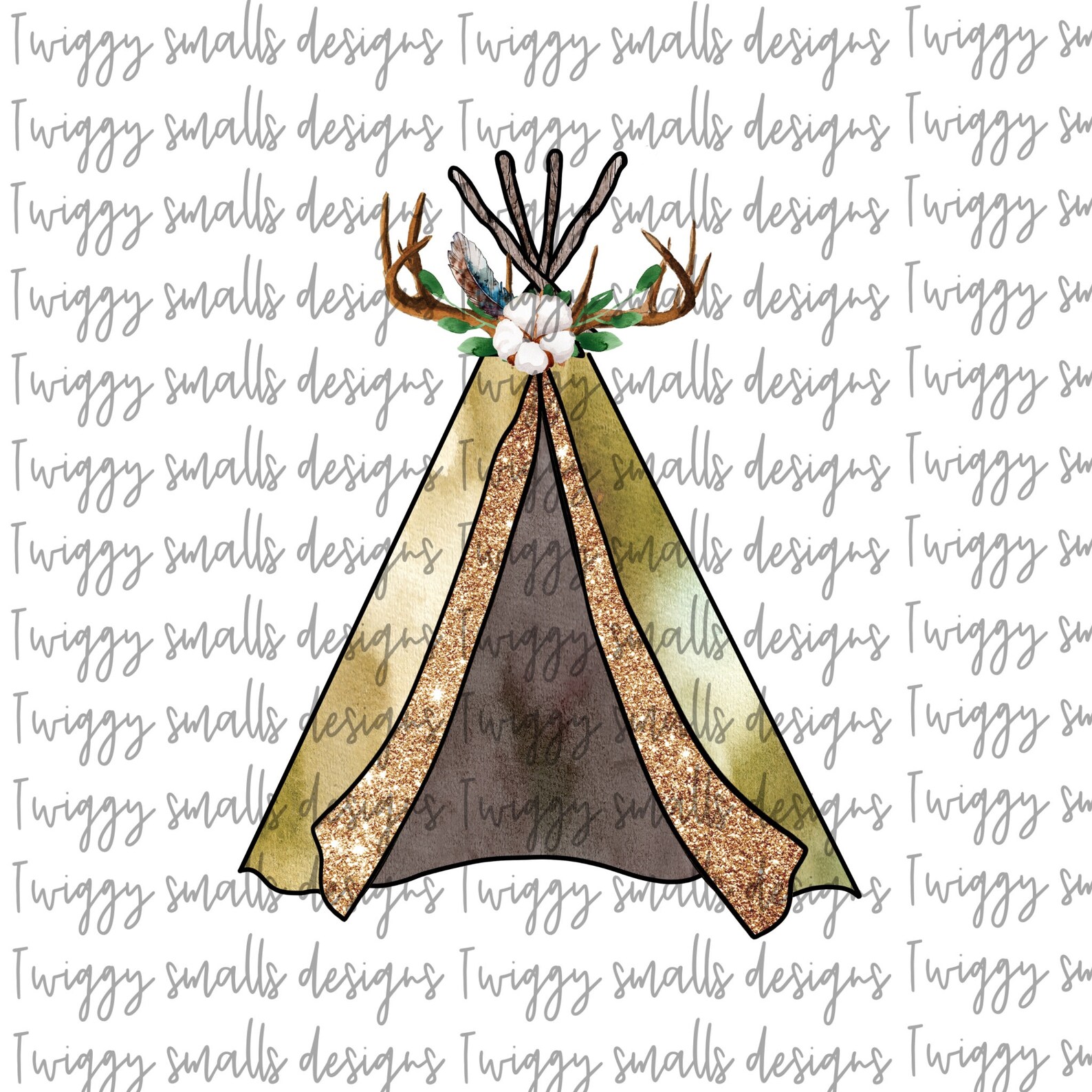 Sublimation Design Downloads Boho Hand Drawn Tee Pee - Etsy