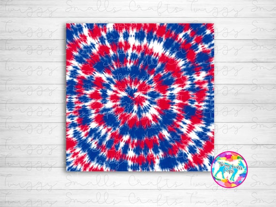 Tie Dye Sublimation Design Download Royal Blue Red Digital | Etsy