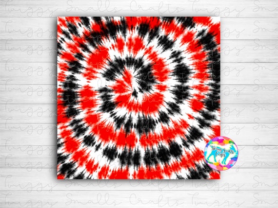 Tie Dye Sublimation Design Download Black and Red Patterns - Etsy