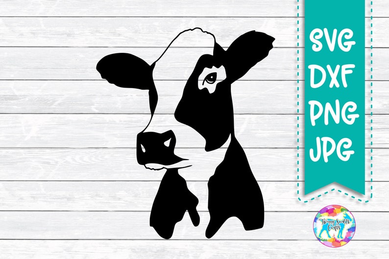 Heifer, Cow Svg, Cow Face, Cow Head, Farm Svg, Herd, Cattle Svg, Cut ...