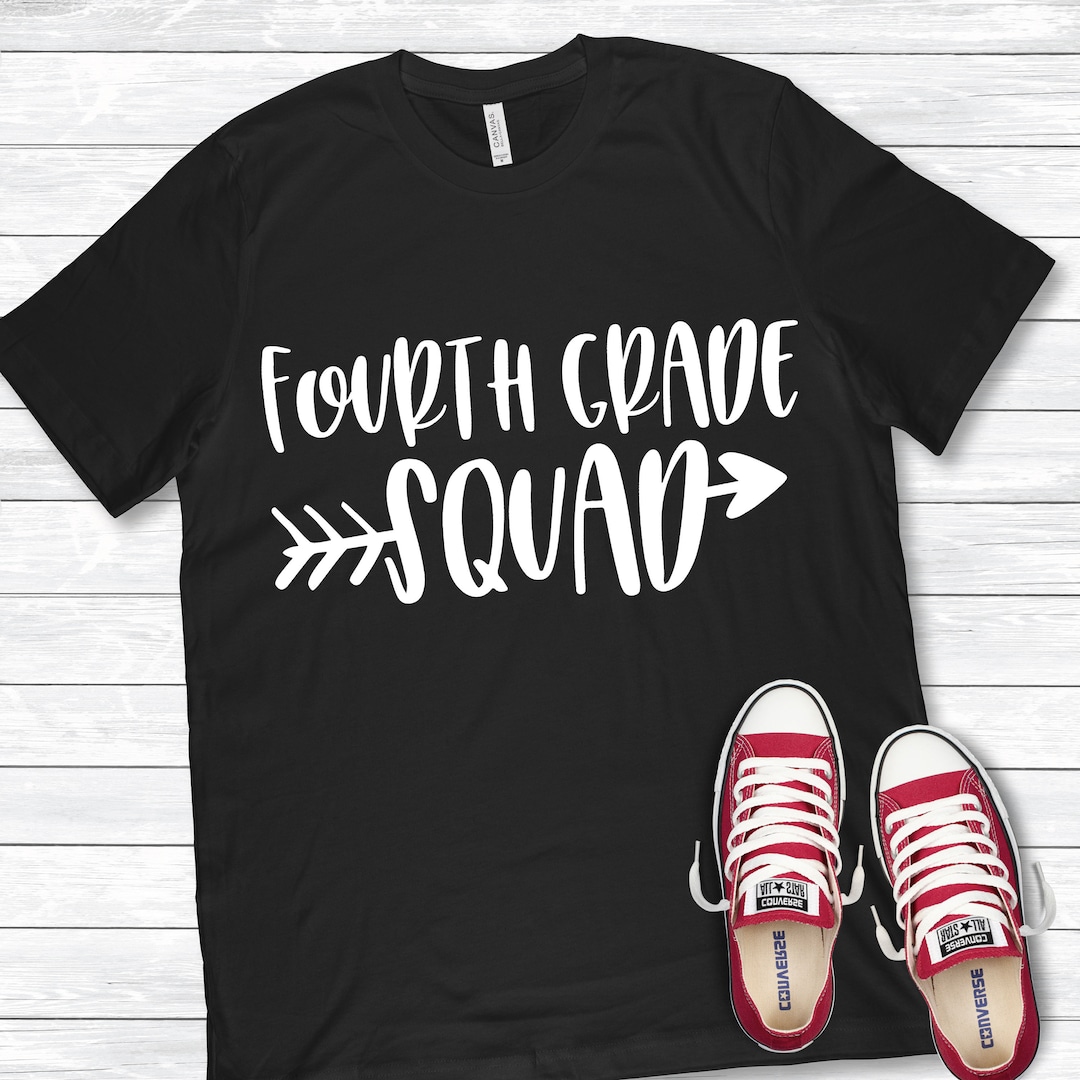 Fourth Grade Svg, 4th Grade, Teacher Svg, Back to School, First Day of ...