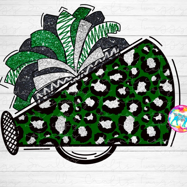 Cheerleading Megaphone Green Png - Etsy
