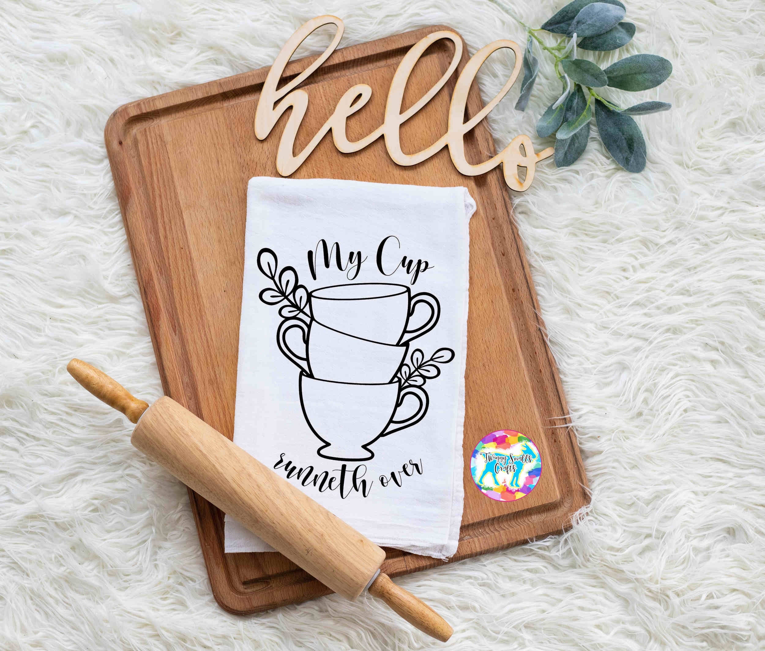 Christian Svg My Cup Runneth Over Tea Svg Dxf Png Files For