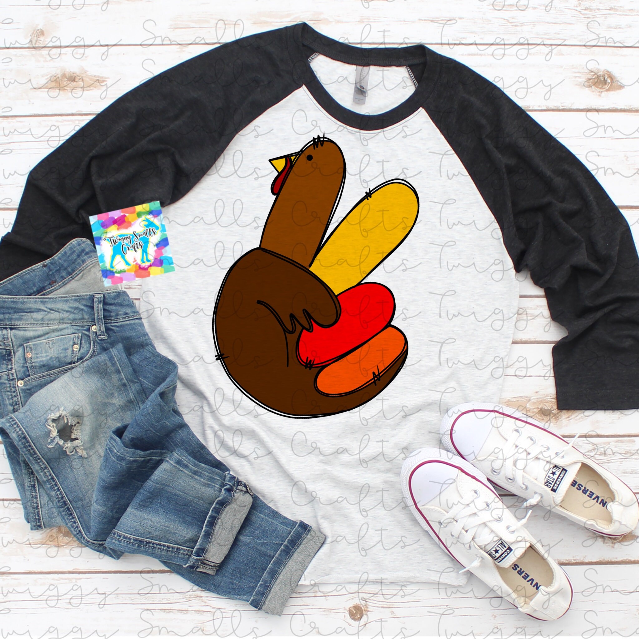 Peace Sign Turkey Sublimation Design Download PNG | Etsy