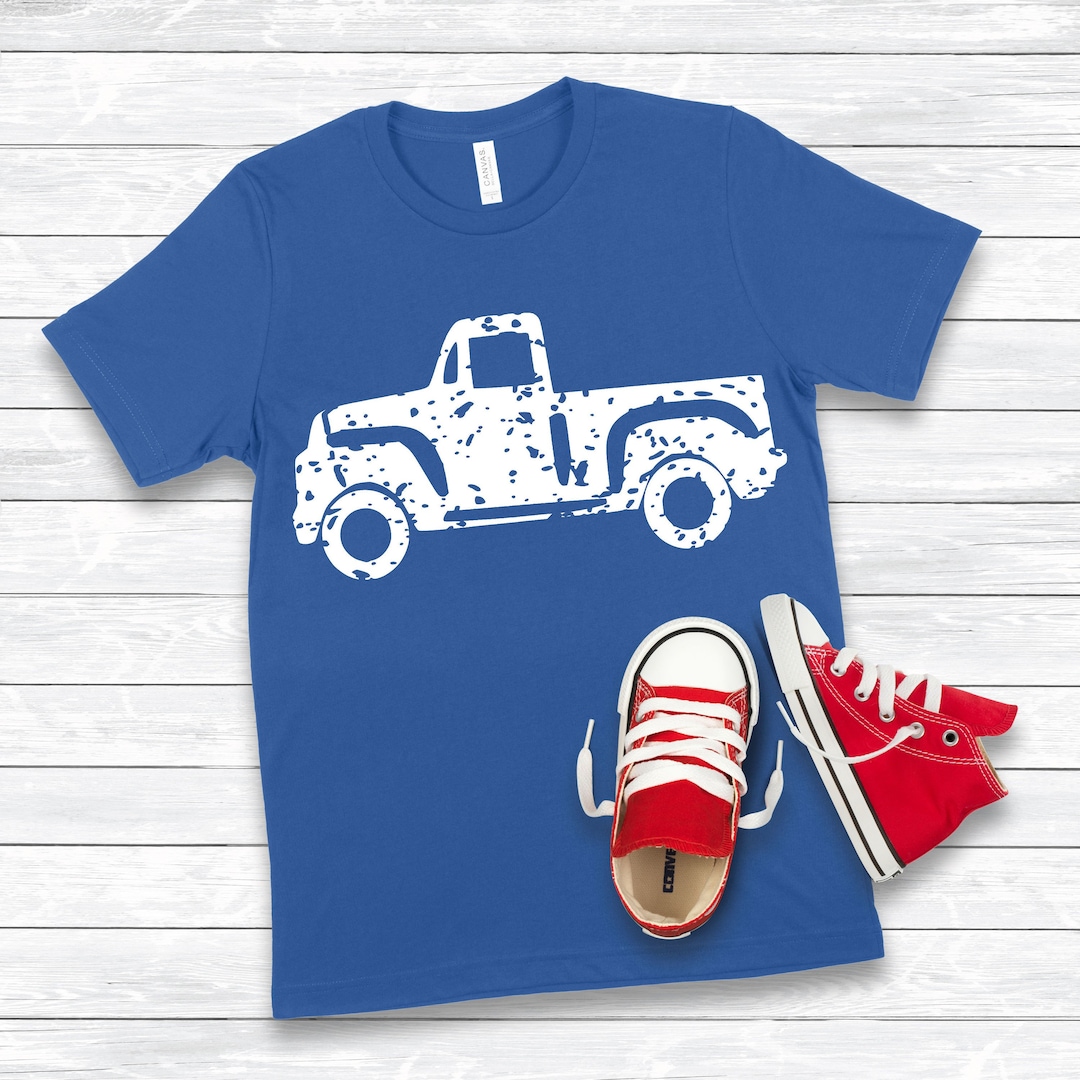 Distressed Vintage Truck SVG, Grunge Cut File, DXF, SVG, File For ...