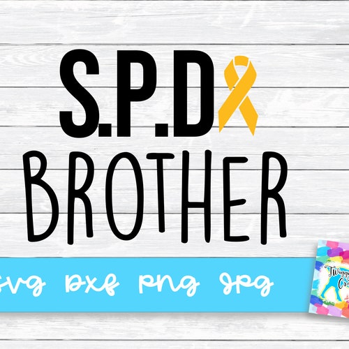 SPD Awareness Svg Sensory Processing Disorder Dxf Png - Etsy