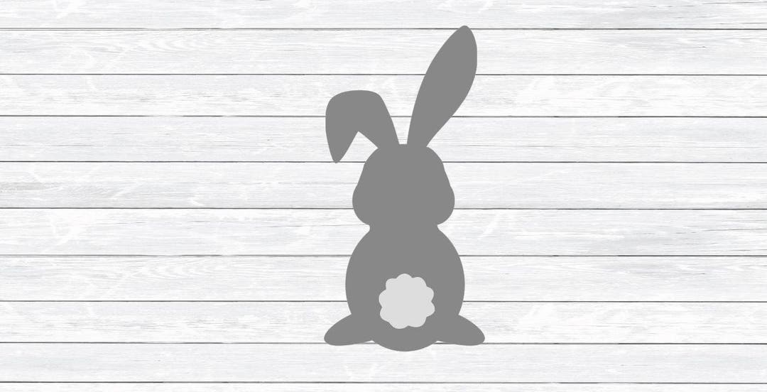 Bunny Sv, Cut Files for Silhouette, Cricut, Rabbit, Spring Clipart Iron ...
