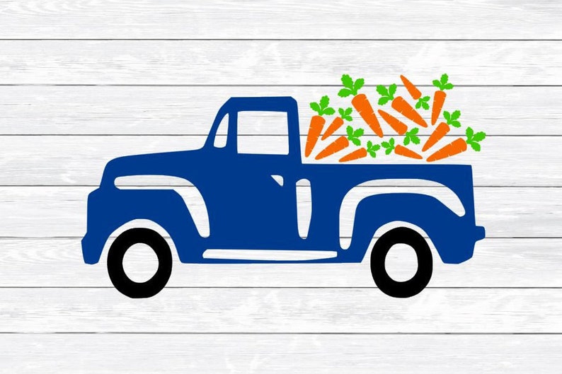 Boy Easter Svg Files Carrot Truck Truck Svg Farm Truck Boy - Etsy