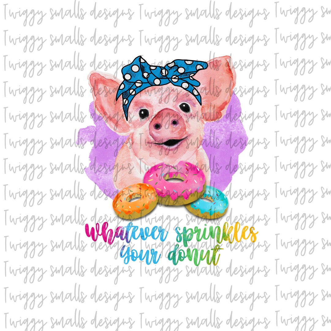 Pig Sublimation Design Download, PNG, Sublimation Files, Graphics ...