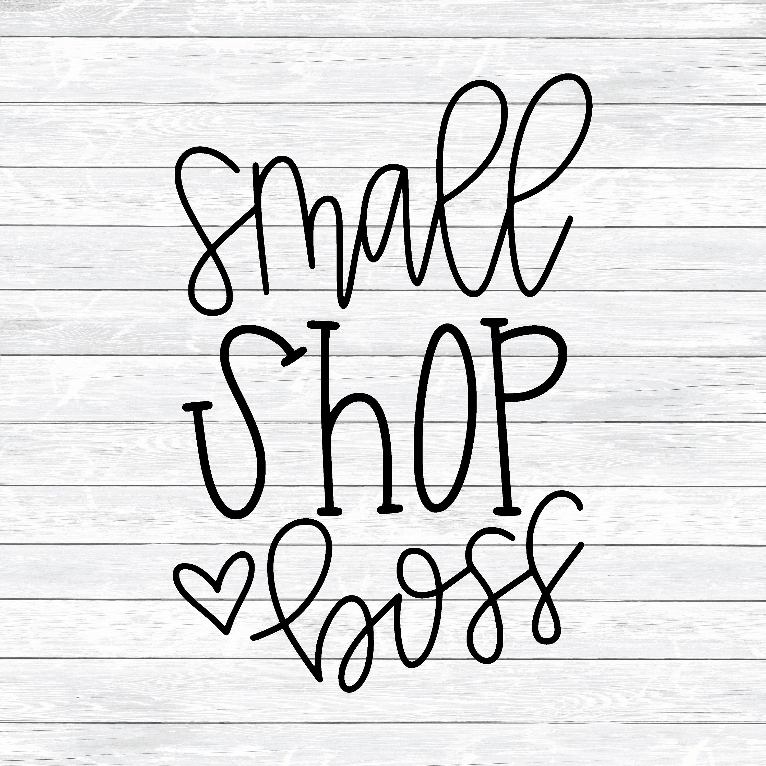 Hand Lettered Svg Small Business Shop Small Lady Boss Svg - Etsy