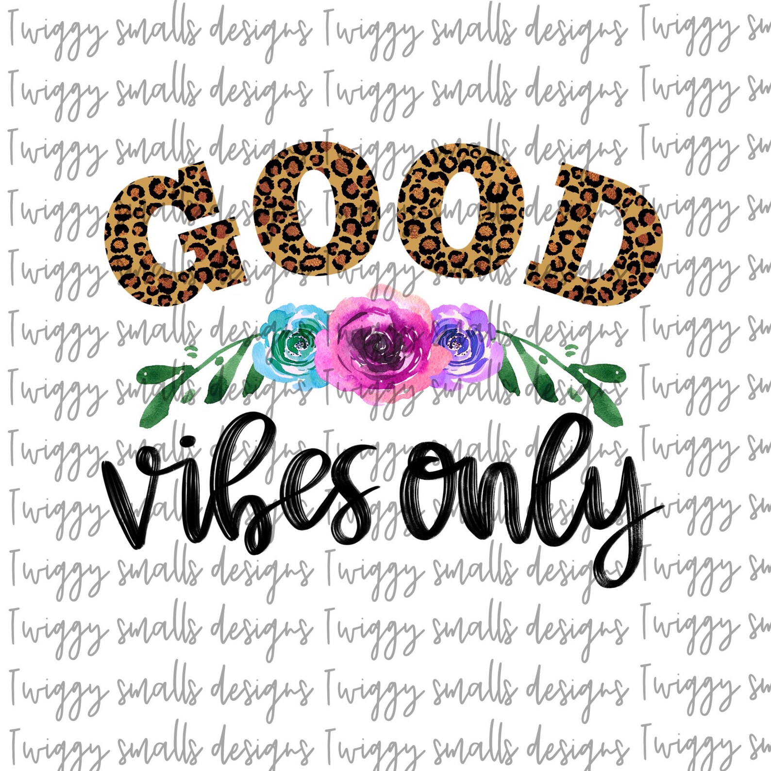 Sublimation Design Download Sublimated Files PNG Good Vibes | Etsy