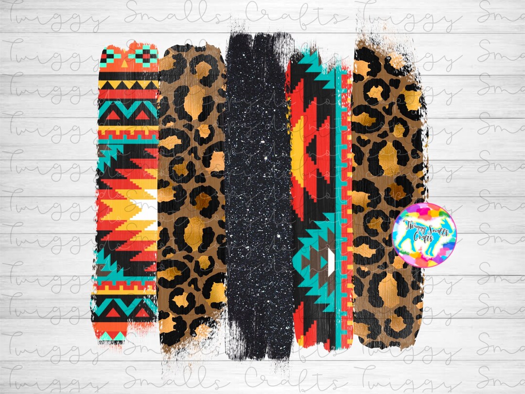 Aztec Brush Strokes, Sublimation Design Downloads, PNG Files, Tribal ...