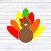 Turkey Svg, Thanksgiving Svg, Girl Turkey, Feathers, Bow, Shirt, DXF ...