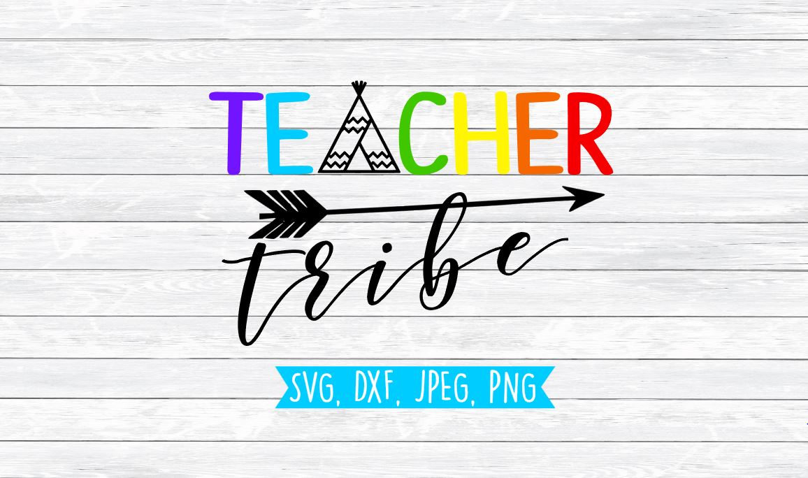 Teacher Tribe Svg Dxf Svg files for Silhouette Cricut | Etsy