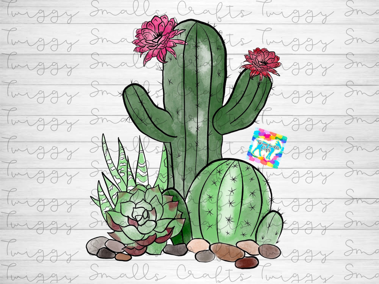 Cactus Sublimation Designs Download PNG Files for - Etsy