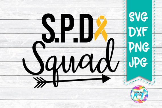 SPD Awareness Svg Sensory Processing Disorder Dxf Png - Etsy