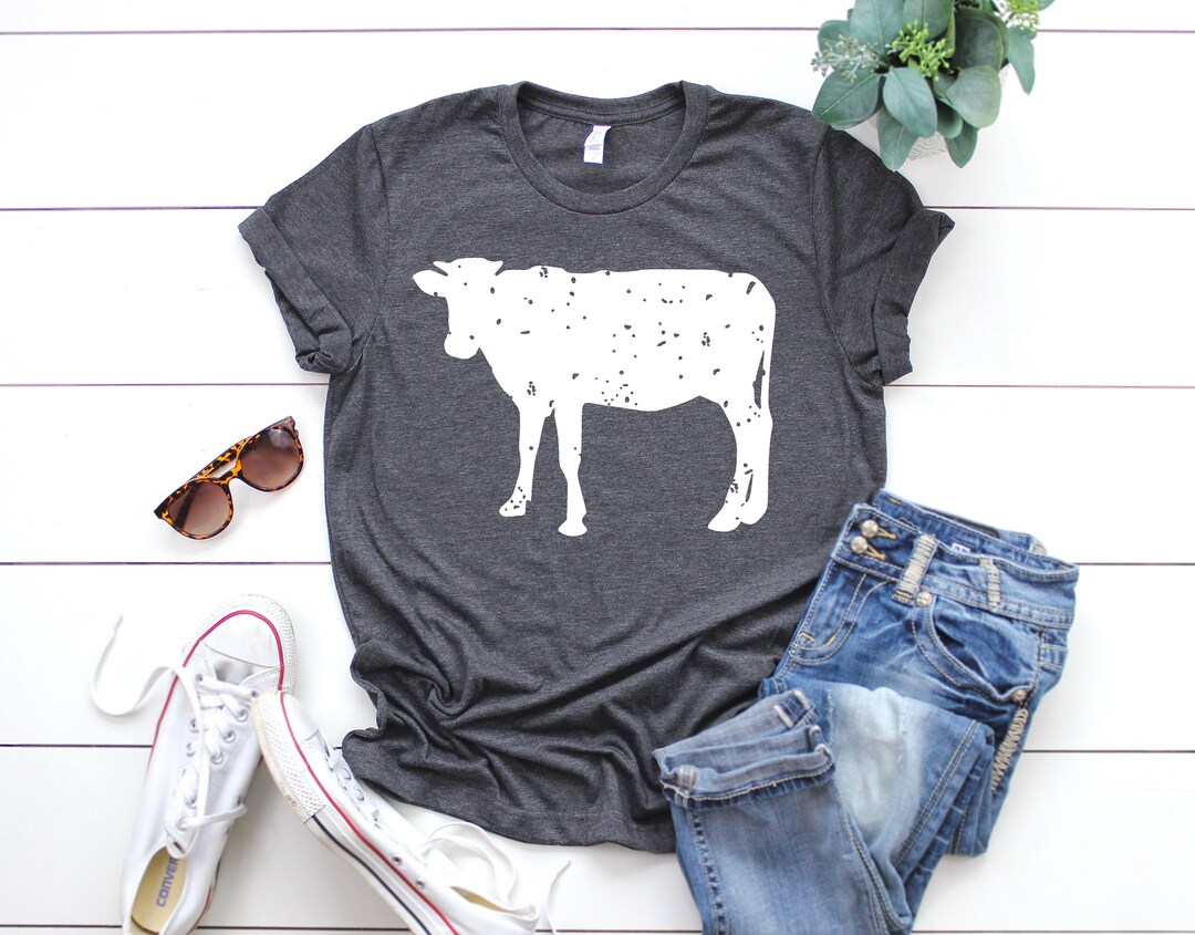 Grunge Cow Svg, Distressed Cow, Heifer, Bull, Farm, SVG DXF PNG, Files ...