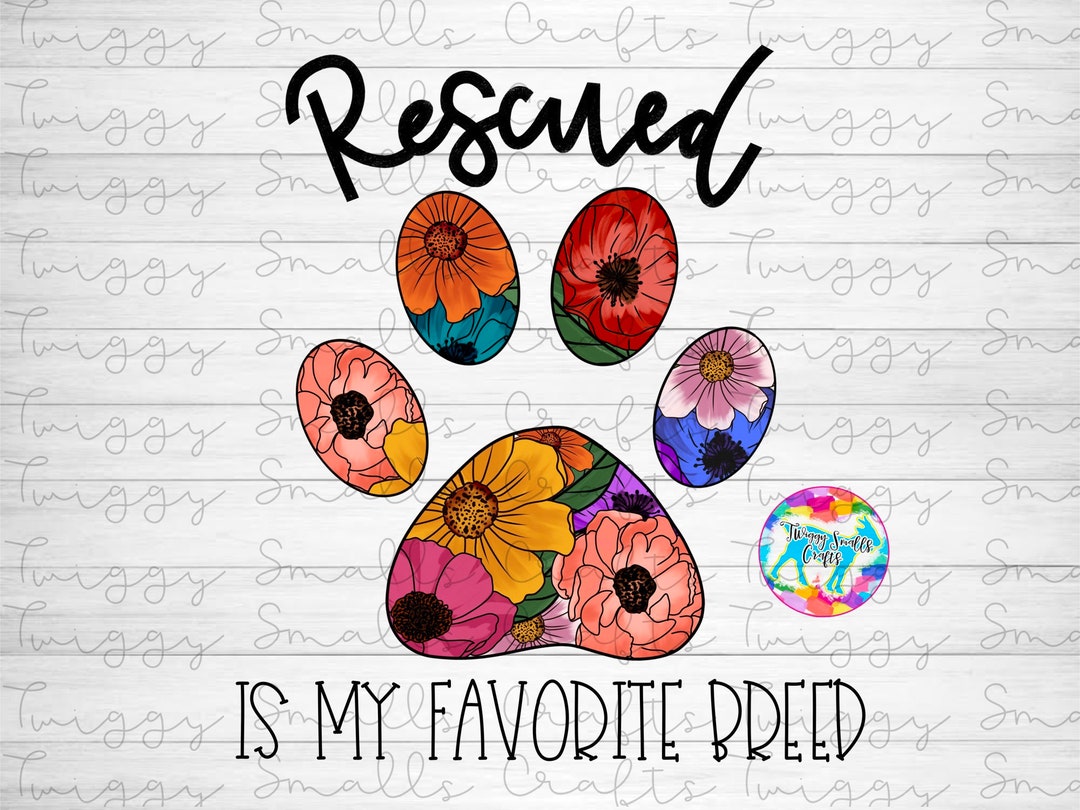Rescue Dog, Sublimation Design Download, PNG File, Dog, Mom, Rescue Mom ...