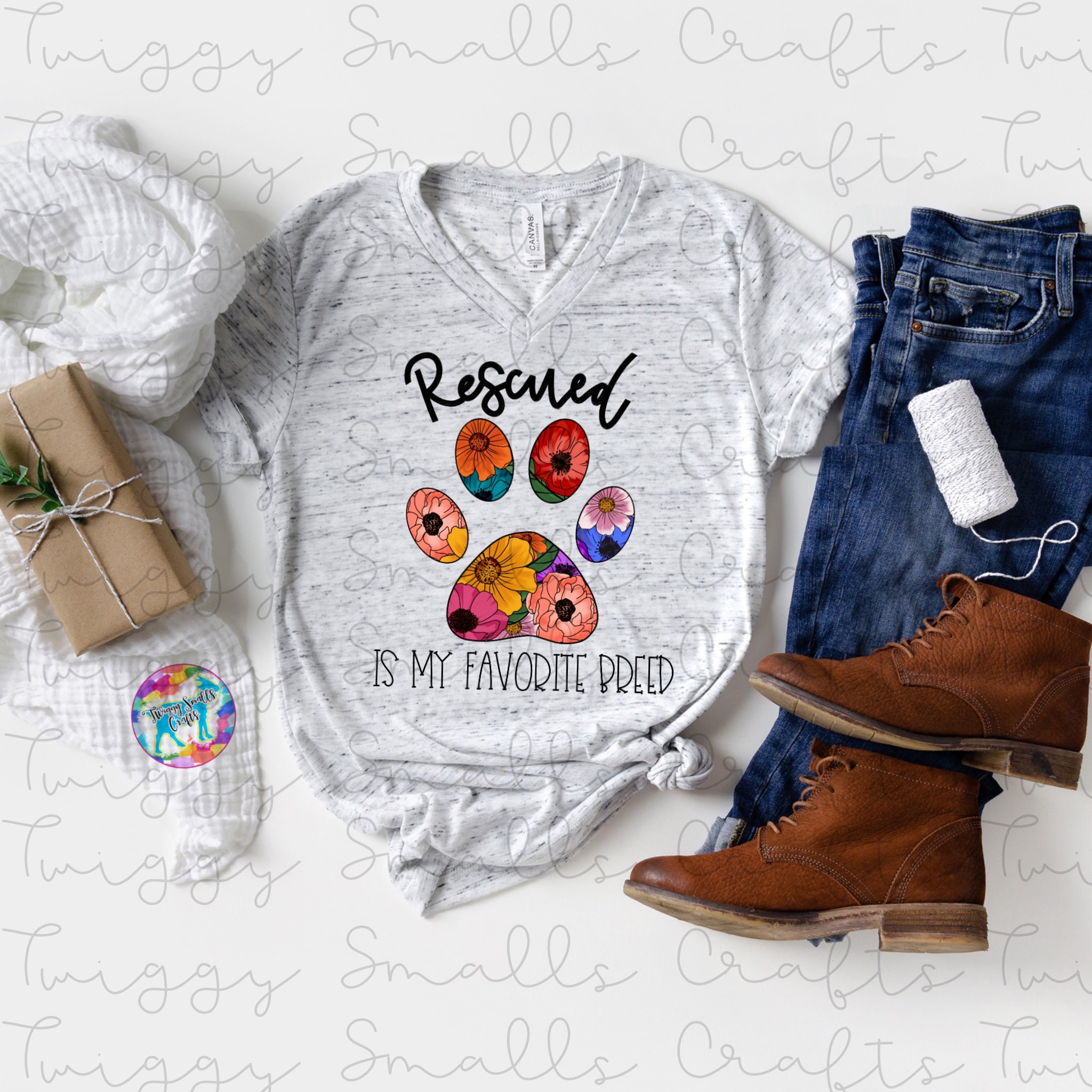 Rescue Dog Sublimation Design Download PNG File Dog Mom - Etsy