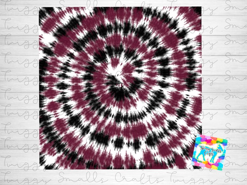 Tie Dye Sublimation Design Download, Maroon and Black Digital Patterns ...