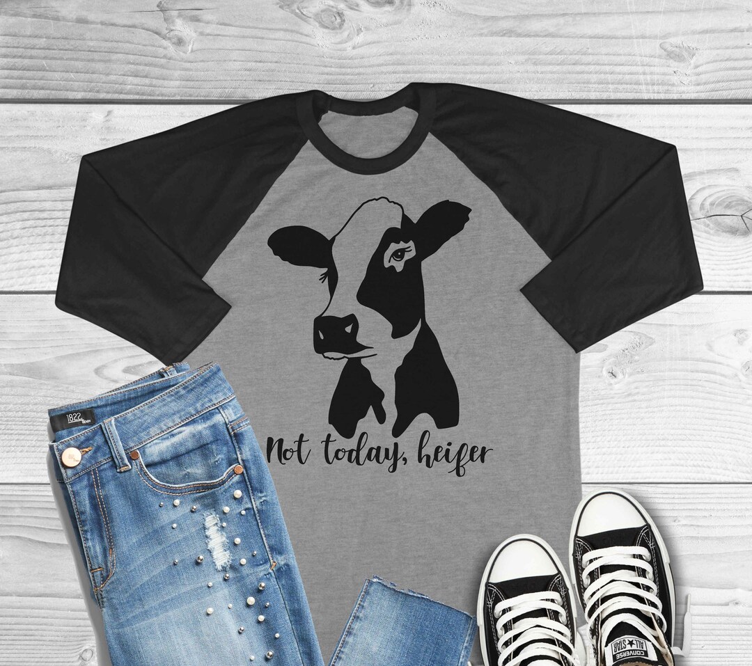 Not Today Heifer, Cow Svg, Cow Face, Cow Head, Farm Svg, Herd, Cattle ...