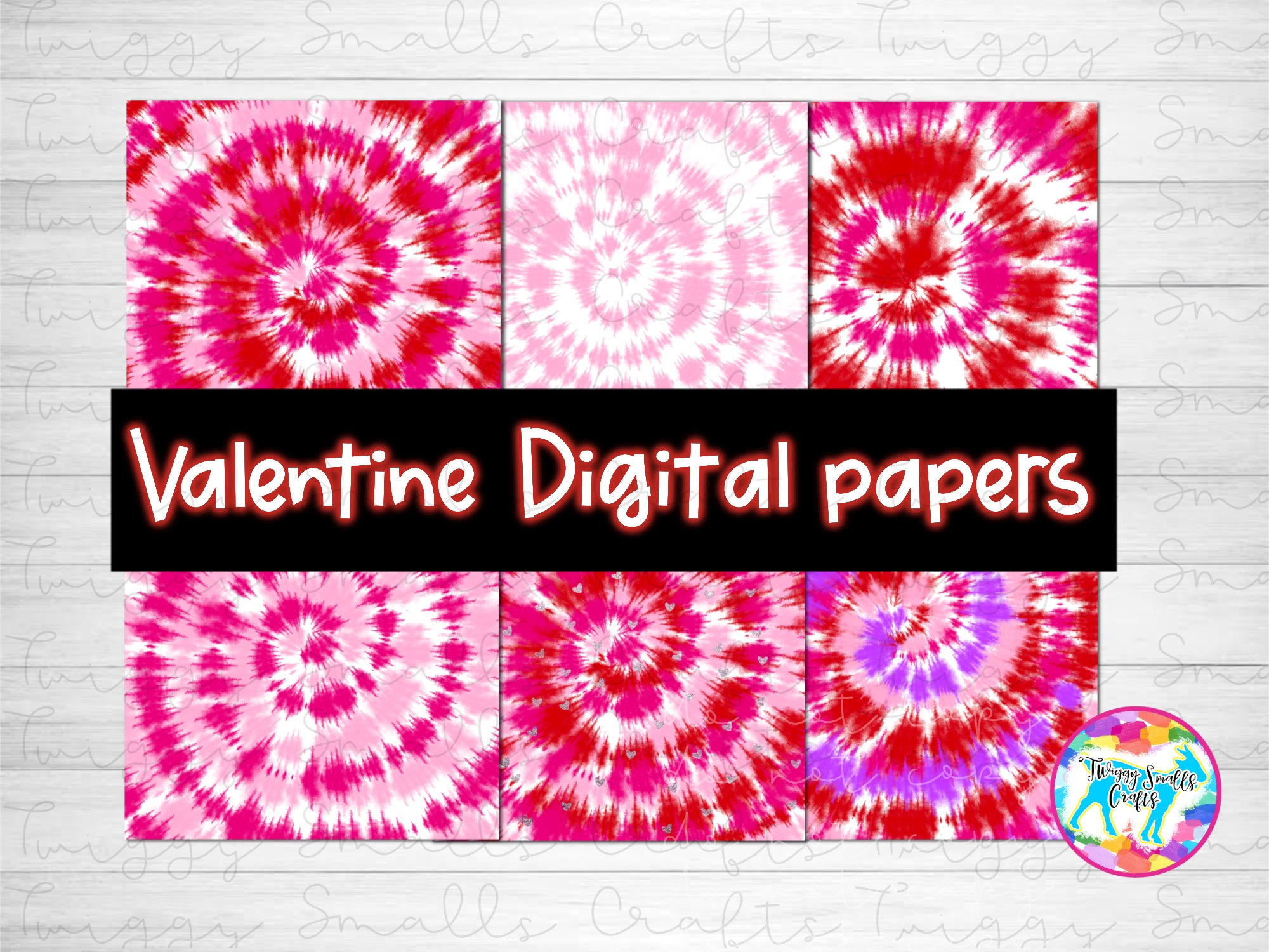 Tie Dye Sublimation PNG Design Download Valentines Day Red - Etsy