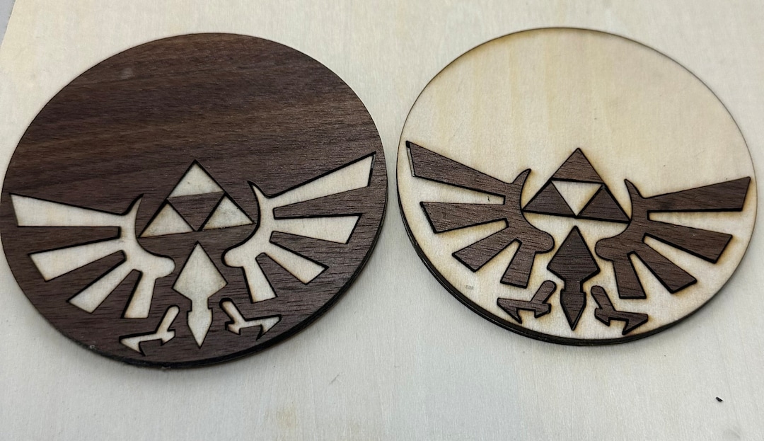 The Legend of Zelda Coasters (2-pack) - Etsy