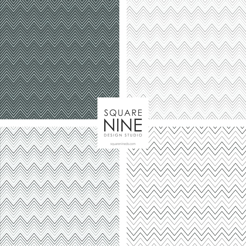 Modern Lines Digital Paper Pack 16 Designs 12x12 JPG Files - Etsy