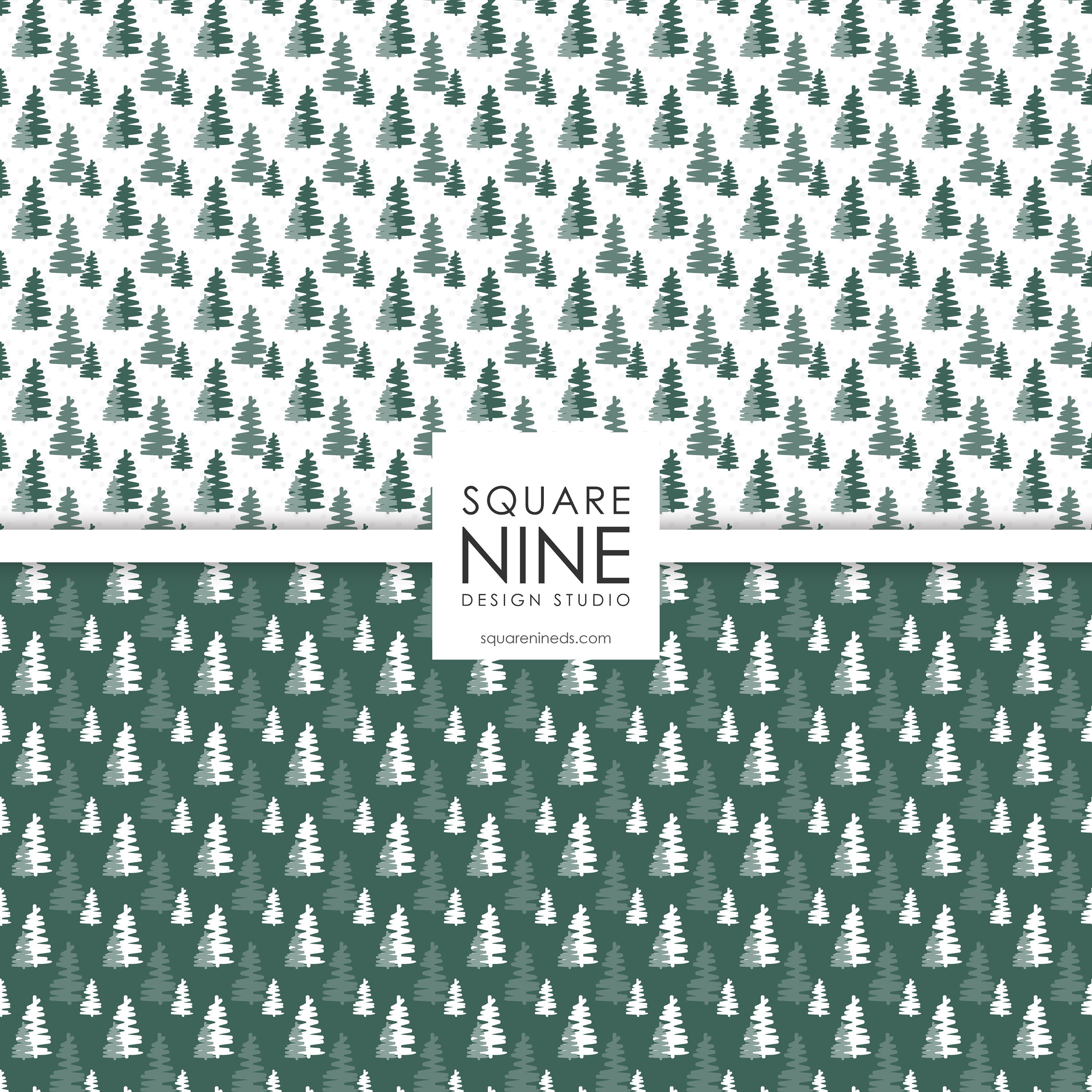 Winter Trees Digital Paper Pack | 18 Designs | 12x12 JPG Files | CMYK ...