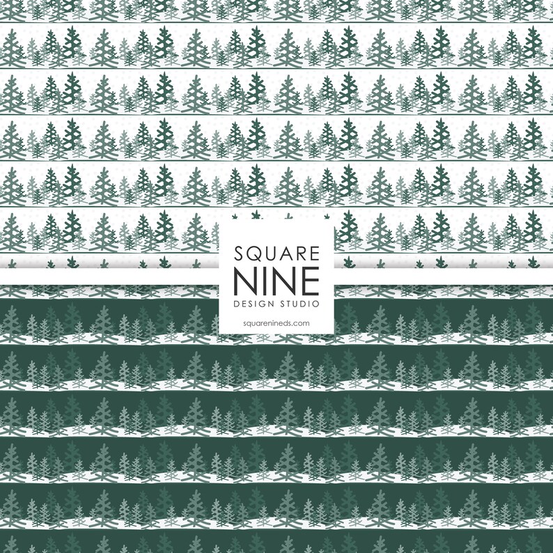 Winter Trees Digital Paper Pack | 18 Designs | 12x12 JPG Files | CMYK ...