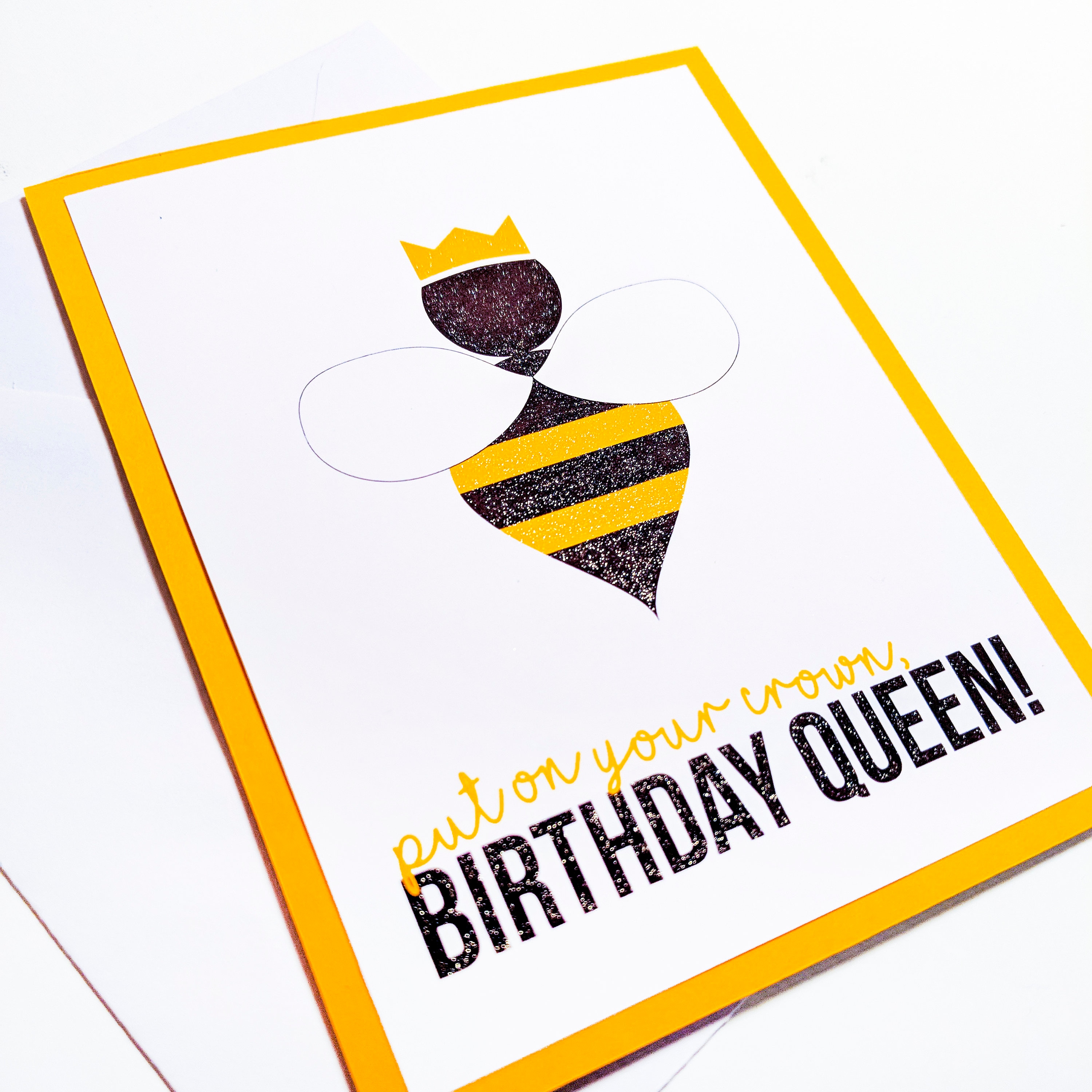 Birthday Queen Bee Card - Etsy