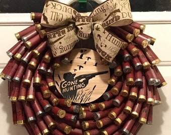 Items similar to Pink Shotgun Shell Wreath on Etsy
