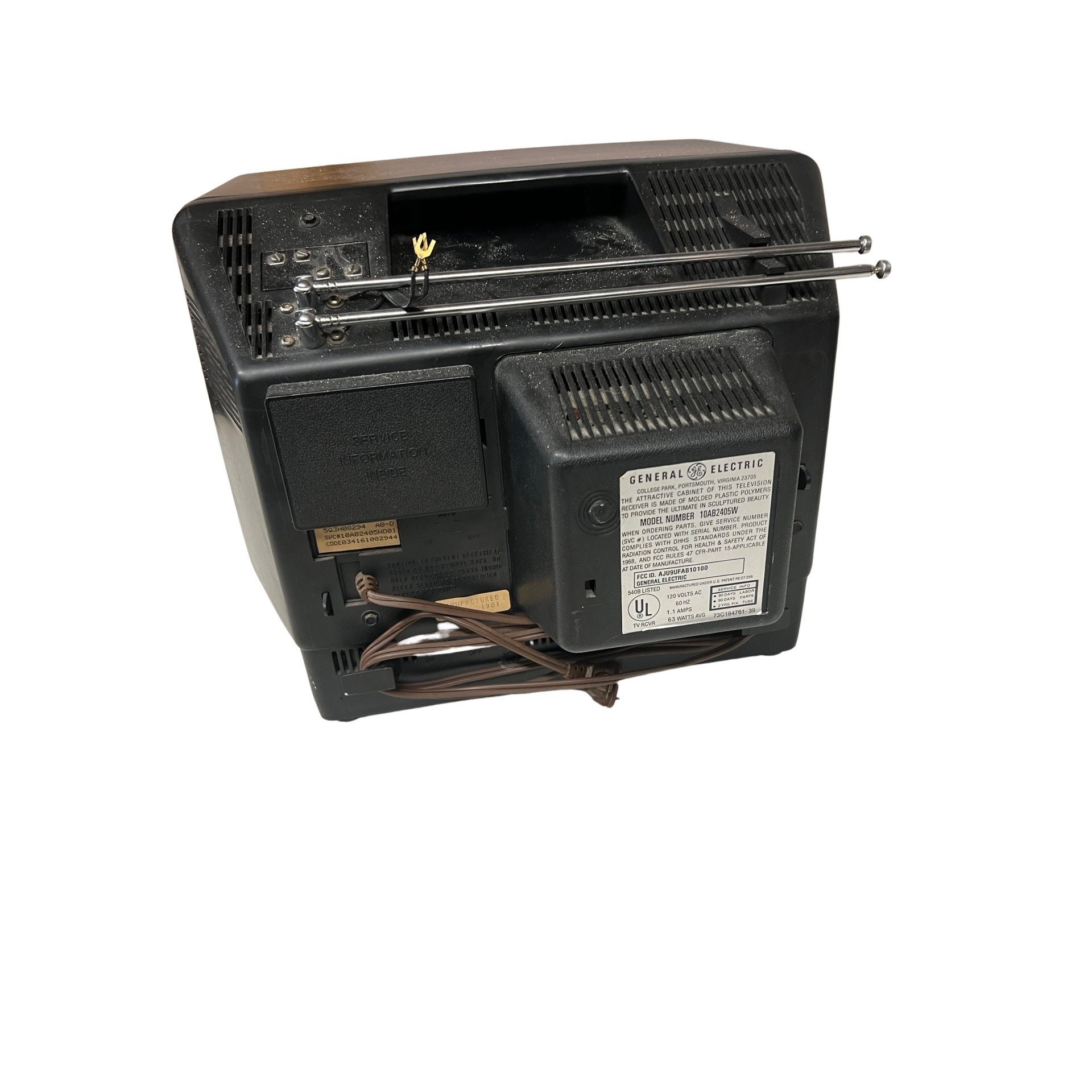 Vintage General Electric Tube Tv Powers on Parts Only - Etsy