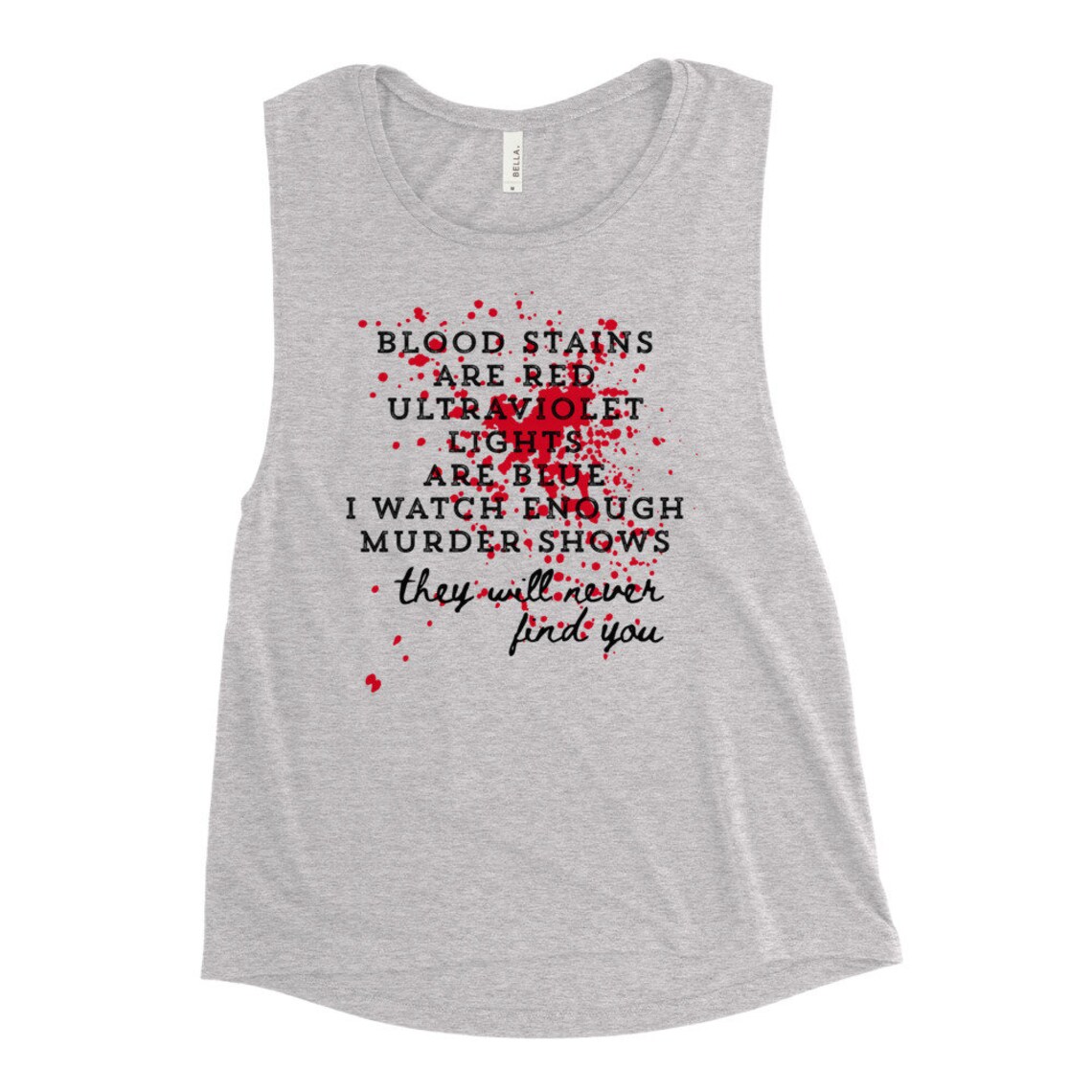 Blood Stains Are Red Murder Poem Blood Splatter True Crime - Etsy