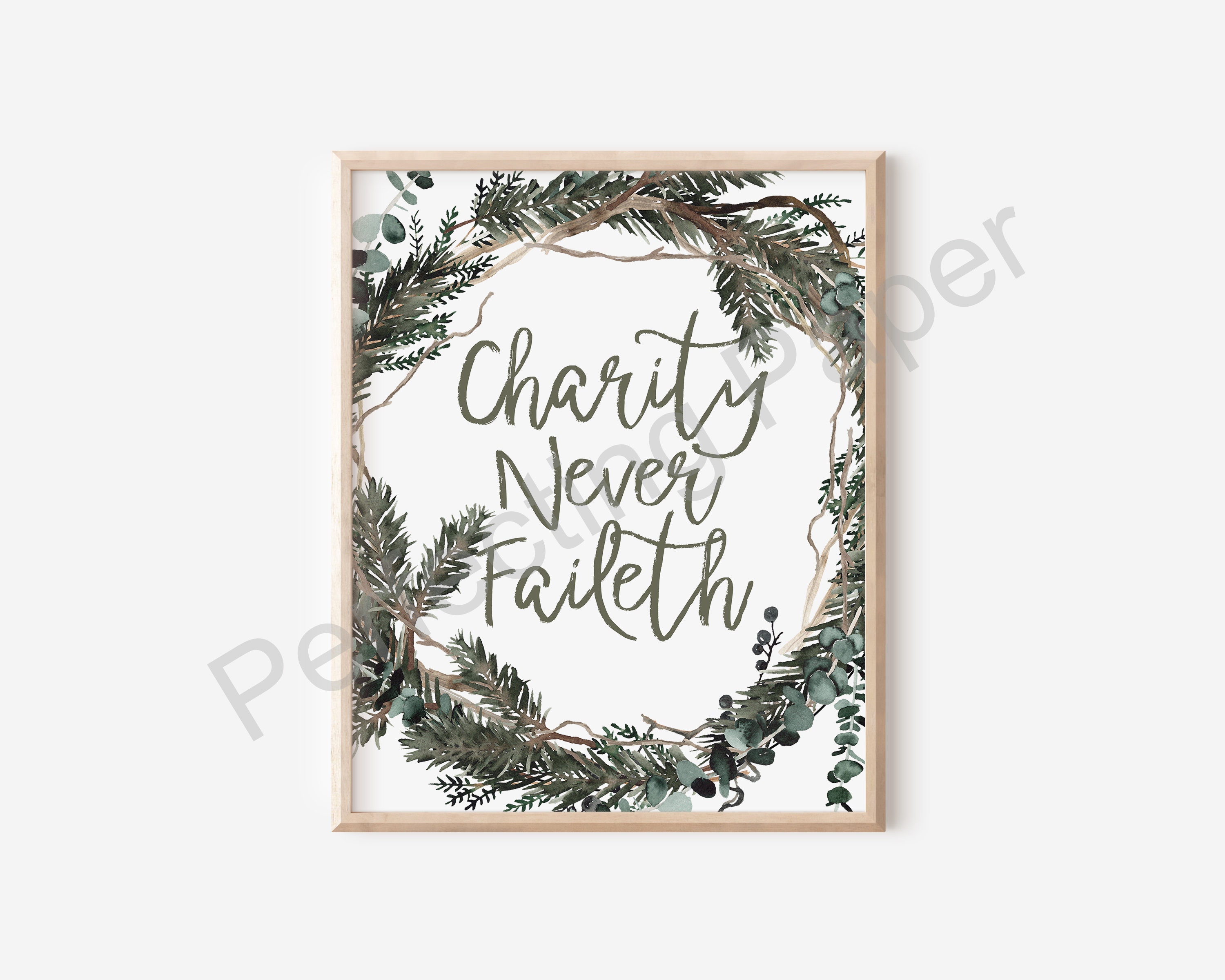 Relief Society Declaration, Motto, Ministering, Theme, Printable ...