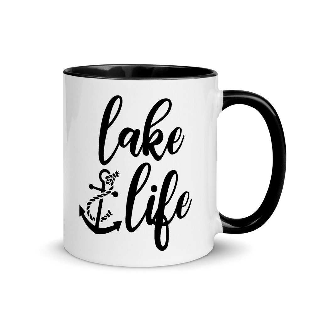 Lake Life Coffee Mug Mug for Boat Vacation Coffee Mug | Etsy