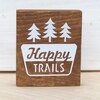 Trail Mix Bar Sign Template | Editable One Happy Camper Birthday Party ...