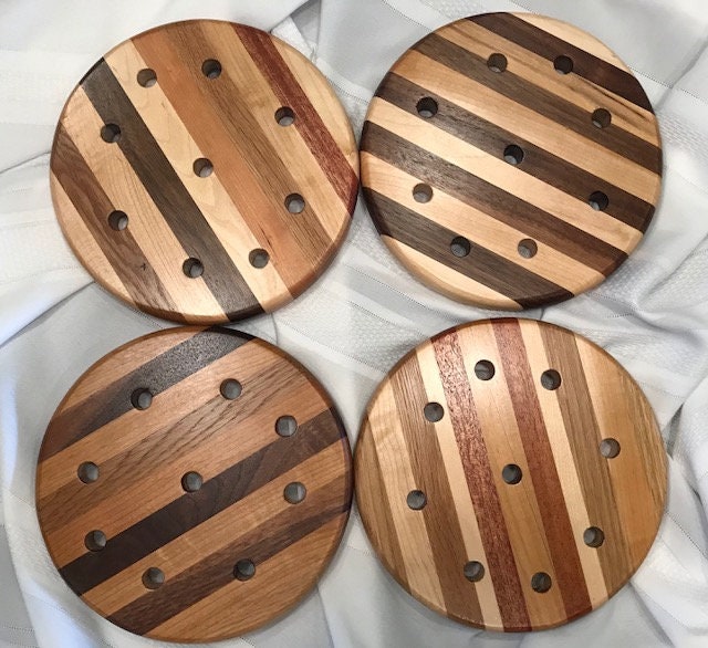 Trivets Made From Various Domestic Hardwoods - Etsy