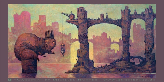 Fine art print Carcosa the King in the Lake | Etsy