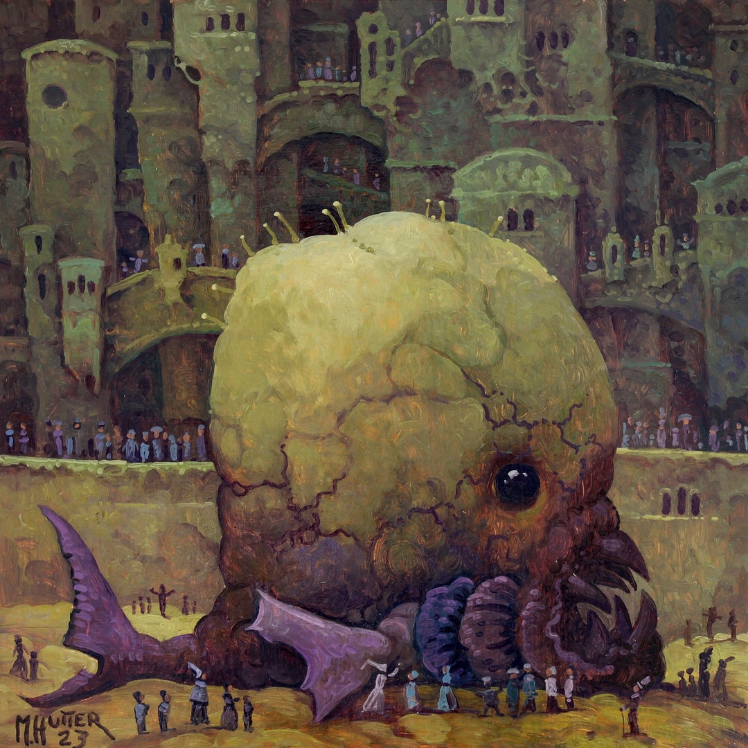 Carcosa, the Old Canal - Original Oil Painting - Etsy