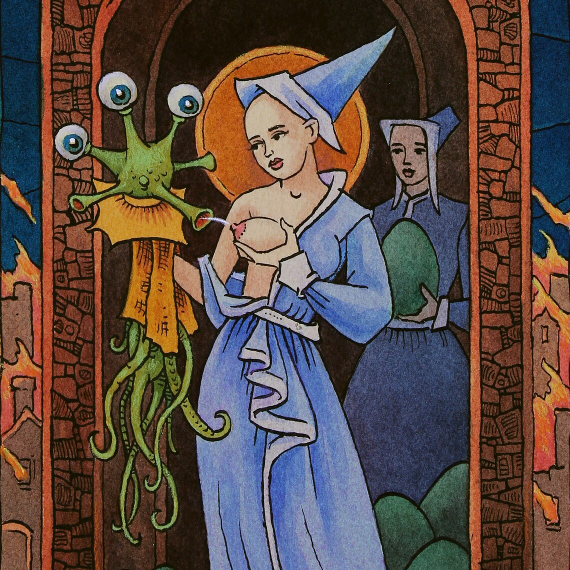 Original Painting Invasion - Etsy